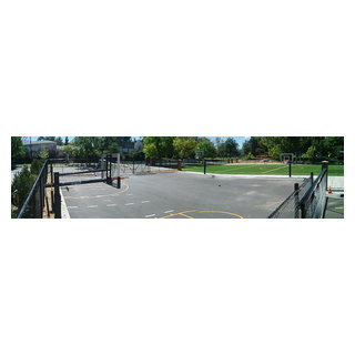 Loren O's Pro Dunk Gold Basketball System on a 72x80 in Denver, CO ...