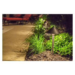 Low Voltage Up Lighting and Moon Lighting- Southlake - Mediterranean ...