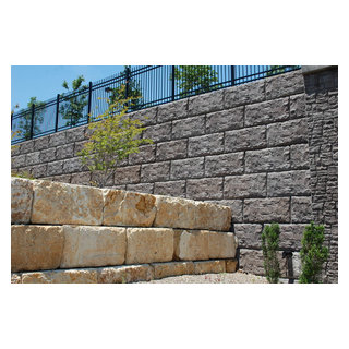 MagnumStone Precast Modular Block - Traditional - Landscape - Houston ...