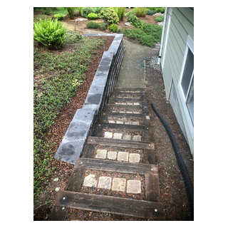 Manor Stone Wall - Traditional - Landscape - Seattle - by DREAMSCAPES ...