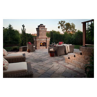 Mega Lafitt Paver - Rustic - Patio - Seattle - by Wittkopf Landscape ...