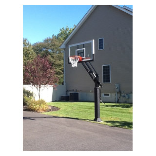 Michael S's Pro Dunk Gold Basketball System on a 28x24 in Mt Laurel, NJ ...