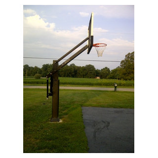 Mike K's Pro Dunk Diamond Basketball System on a 21x42 in Sugarland, TX ...