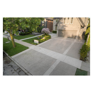 Modern Curb Appeal - Eclectic - Garden - Toronto - by Elite Concrete ...