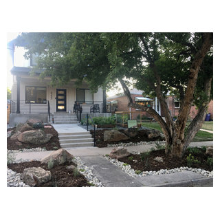 Modern Rustic Front Yard - Contemporary - Landscape - Denver - by ...