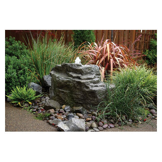 Mountain Spring Handcrafted Bubbling Rock Fountain Kit - Transitional ...