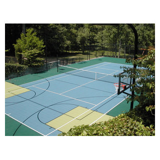 Multi-Purpose Tennis Court - Traditional - Landscape - DC Metro - by ...