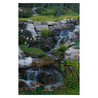 multiple ponds and waterfalls - Traditional - Landscape - Atlanta - by ...