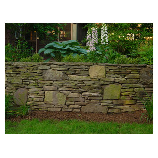 Natural Fieldstone Walls - Traditional - Landscape - New York - by ...