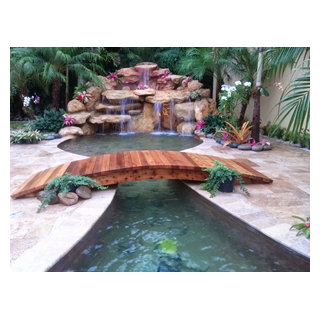 Natural Rock Waterfall - Tropical - Landscape - Miami - by Amazing ...