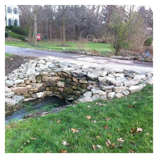 Natural Stone Culvert - Contemporary - Landscape - Philadelphia - by ...