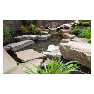 Natural Stone Water Feature - Rustic - Landscape - Portland - by ...