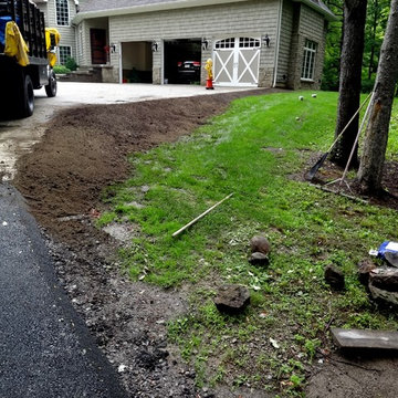 Driveway Culvert Headwall Landscape - Photos & Ideas | Houzz
