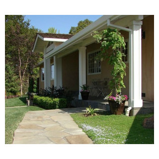 Navajo Flagstone Walkway - Traditional - Porch - San Francisco - by ...