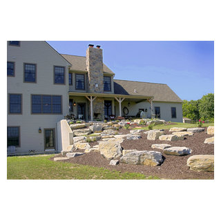 New England Salt Box Style - Traditional - Landscape - Philadelphia ...