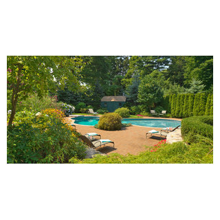 Newton Pool - Traditional - Landscape - Boston - by Sudbury Design ...