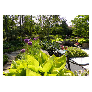 Northbrook Illinois Shade Garden in June - Traditional - Landscape ...