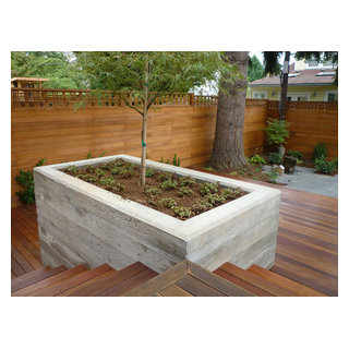 NW Backyard Blues # 1 - Contemporary - Landscape - Portland - by EB ...