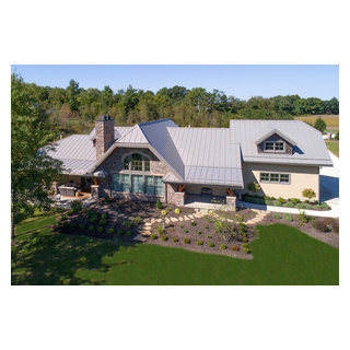 Ohio Timber Frame Home - Traditional - Landscape - Columbus - by ...