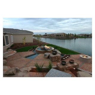 On a Radius - Contemporary - Landscape - Phoenix - by Red Rock Pools ...
