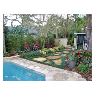 Orlando Florida Poolside Landscape - Contemporary - Landscape - Orlando ...