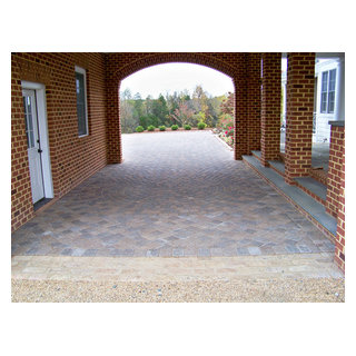 Paver Driveway and Pool Terrace - Traditional - Landscape - Other - by ...