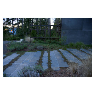 paving at entry - Modern - Landscape - Seattle - by GCH Planning ...
