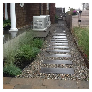 Pebbled Pathway - Traditional - Landscape - New York - by Kãsa ...