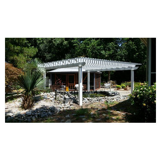 Pergola over KOI Pond - Tropical - Landscape - Other - by Outdoor ...