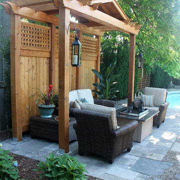 Pergola Privacy Screen - Photos & Ideas | Houzz