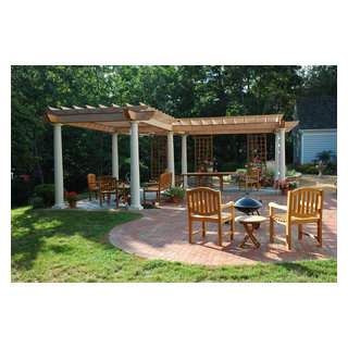 Pergola with Tuscan Columns - Traditional - Patio - DC Metro - by ...