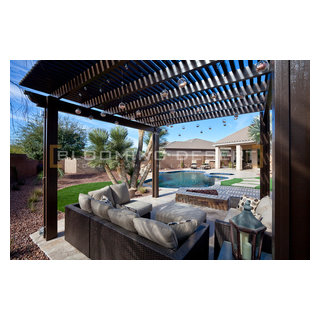 Pergolas & Ramadas - Jardin - Phoenix - par Blooming Desert Pools and ...