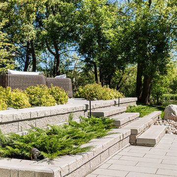 Cmu Split Face Planter Wall Ideas - Photos & Ideas | Houzz