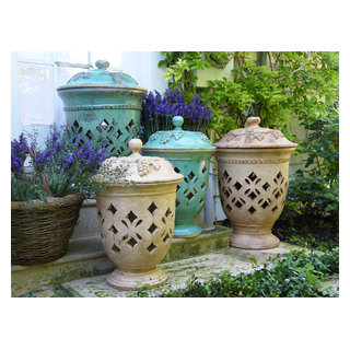 Planters - Traditional - Landscape - Miami - by Authentic Provence® Inc ...