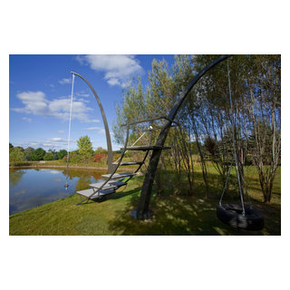 Pond Swing and Pond House - Industrial - Landscape - DC Metro - by Ann ...