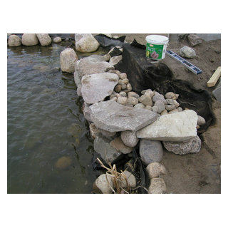 Pond Waterfalls and Wall Waterfall Building Guide - Rustic - Landscape ...