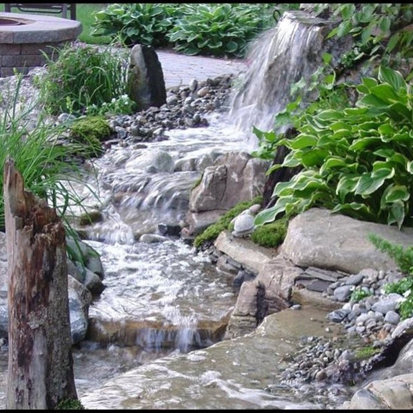 Pondless Waterfall - Photos & Ideas | Houzz