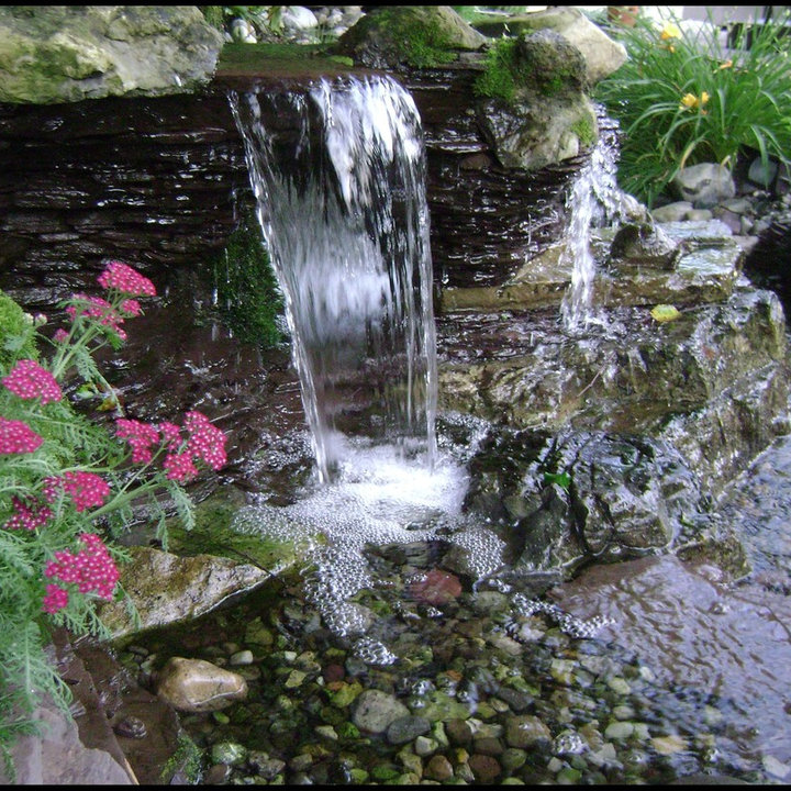 Small Pond Waterfall - Photos & Ideas | Houzz