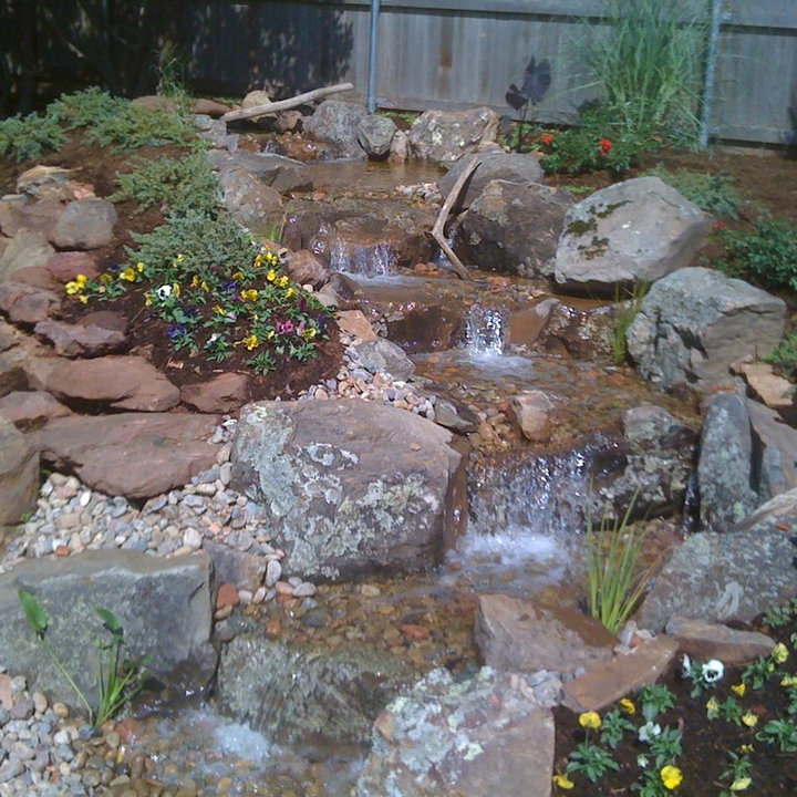 Pondless Waterfall - Photos & Ideas | Houzz