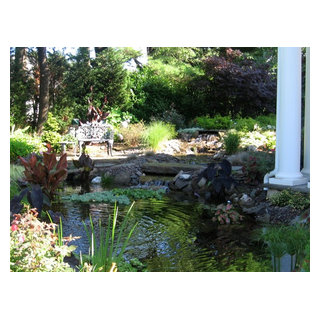Ponds & Waterfalls For Backyards & Front Yards - Tropical - Garden ...
