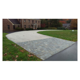 Portico - Driveway Renovation - Traditional - Landscape - Philadelphia ...