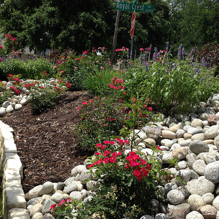 Privacy Berm - Photos & Ideas | Houzz