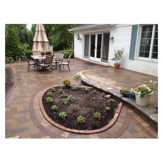 raised patios - Contemporary - Patio - Detroit - by Apex Landscape and ...