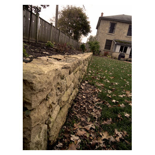 Reclaimed stone wall - Traditional - Landscape - Toronto - by Creo ...