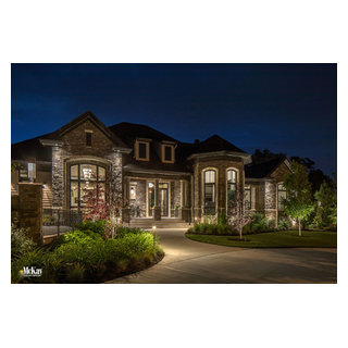 Residential Landscape Lighting Design Elkhorn, Nebraska - Transitional ...