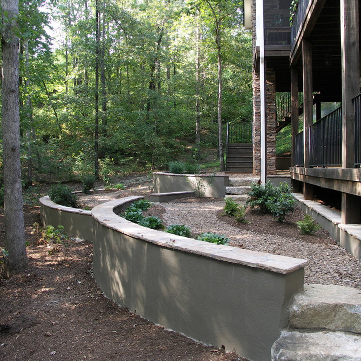 Stucco Retaining Wall - Photos & Ideas | Houzz