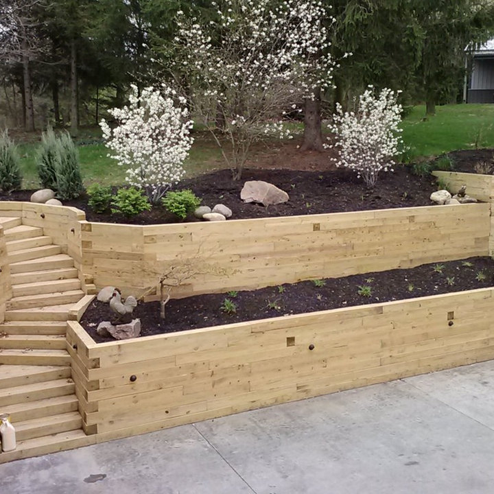 Retaining Wall And Steps - Photos & Ideas | Houzz