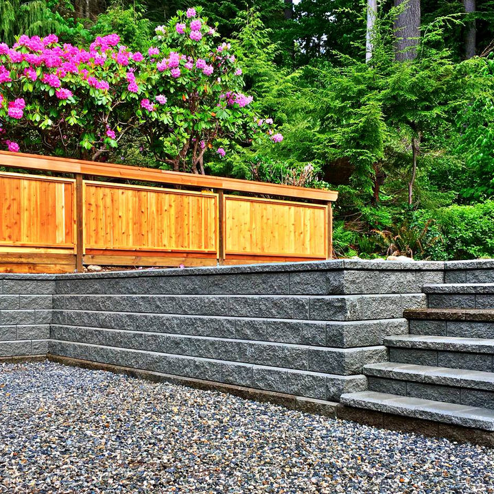 Retaining Wall Stairs - Photos & Ideas | Houzz