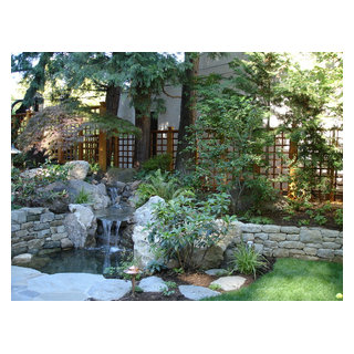 Retaining Walls - Asian - Garden - Portland - by Creative Fences ...