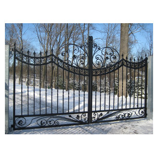 Ridge Road Gates - Contemporáneo - Jardín - Chicago - de Schulte ...
